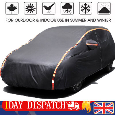 Heavy Duty Waterproof Car Cover Rain Snow UV Full Protection Outdoor ...
