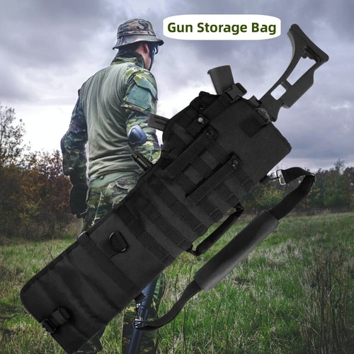 Tactical Rifle Gun Carbine Bag Range Padded Pistol Carry Case Backpack ...