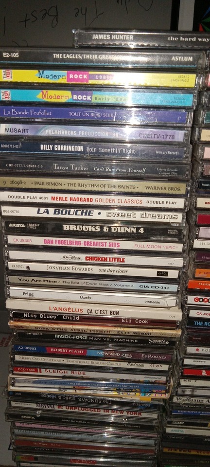 Personal Collection Lot Of 90 Classic Rock Cds 🔥☆ Estate Sale See Pics ...