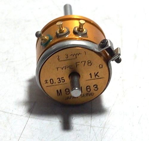 Japan Servo F78 M90163 Potentiometer ±0.35 1KΩ | eBay