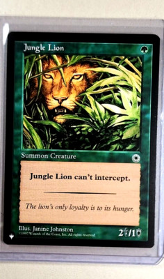 2024 MTG Magic the Gathering Mystery Booster 2 List Reprint Jungle Lion ...