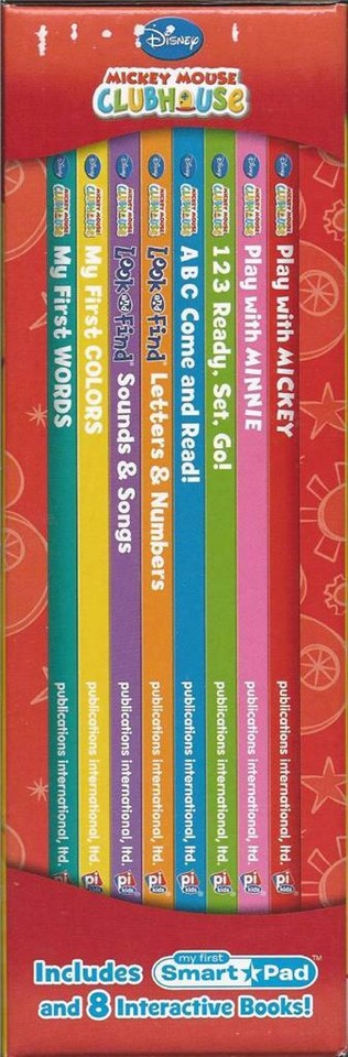 My First Smart Pad World Disney Mickey Clubhouse 8 Books Library New ...