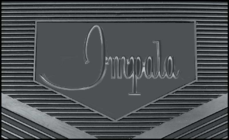 1968 Impala Black Vintage Floor Mat Set With Impala Script | eBay