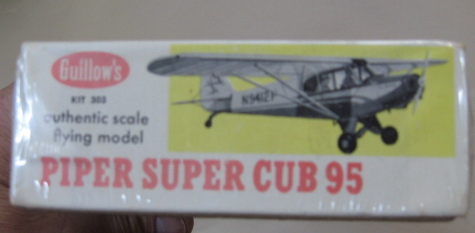 Guillow’s Piper Super Cub 95 Rubber Powered Free Flight – kit number ...