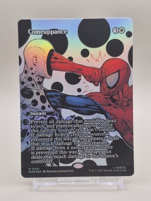 Comeuppance Boarderless Foil Mythic Mtg Ebay