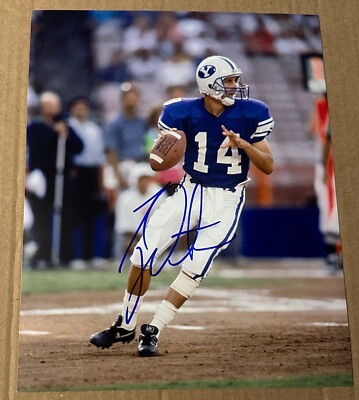 TY DETMER SIGNED PHOTO BYU HEISMAN AUTOGRAPHED 8 X 10 PHOTO | eBay
