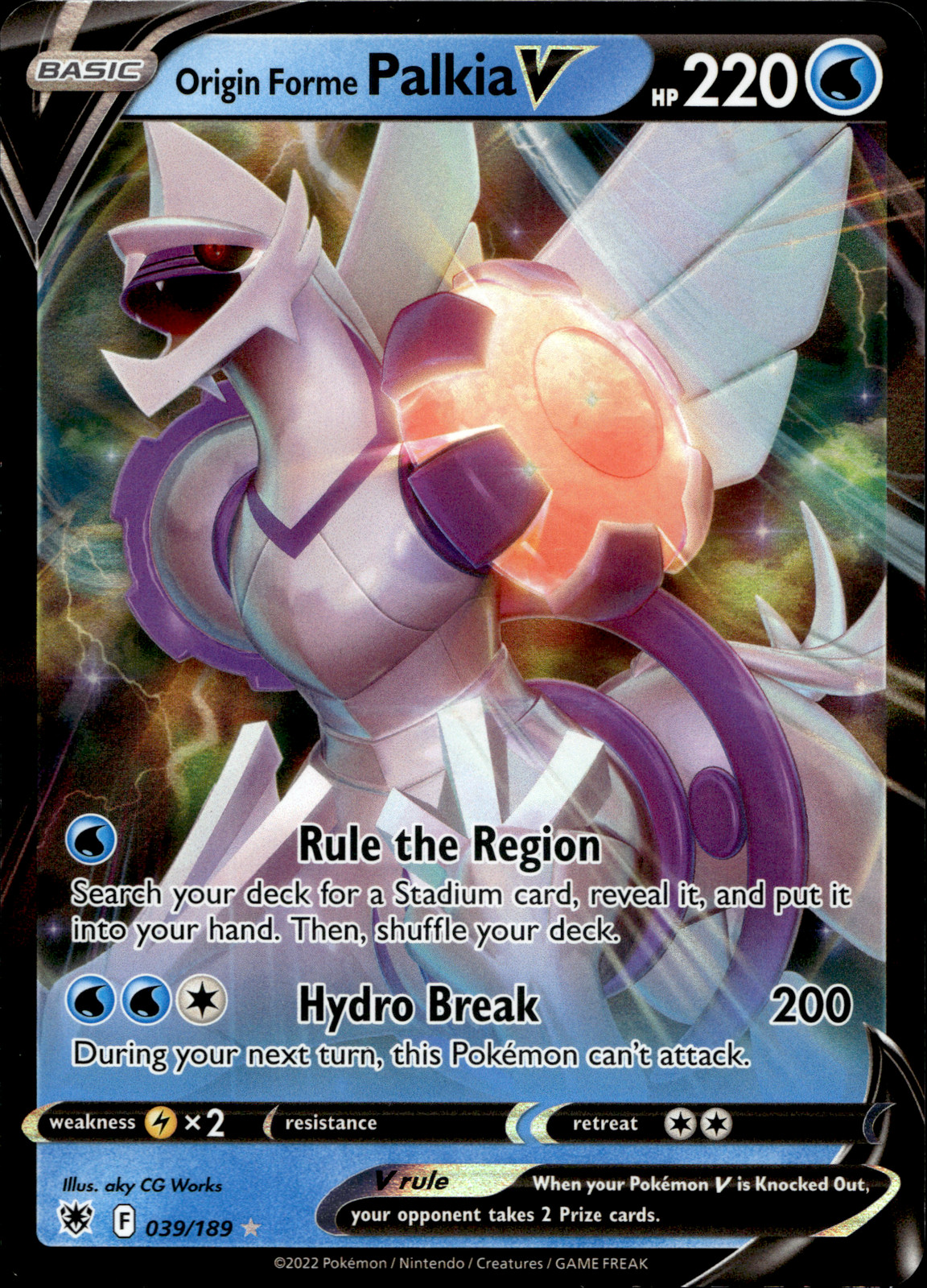 Origin Forme Palkia V (Ultra Rare)[SWSH10]: Buy and Sell Prices ...