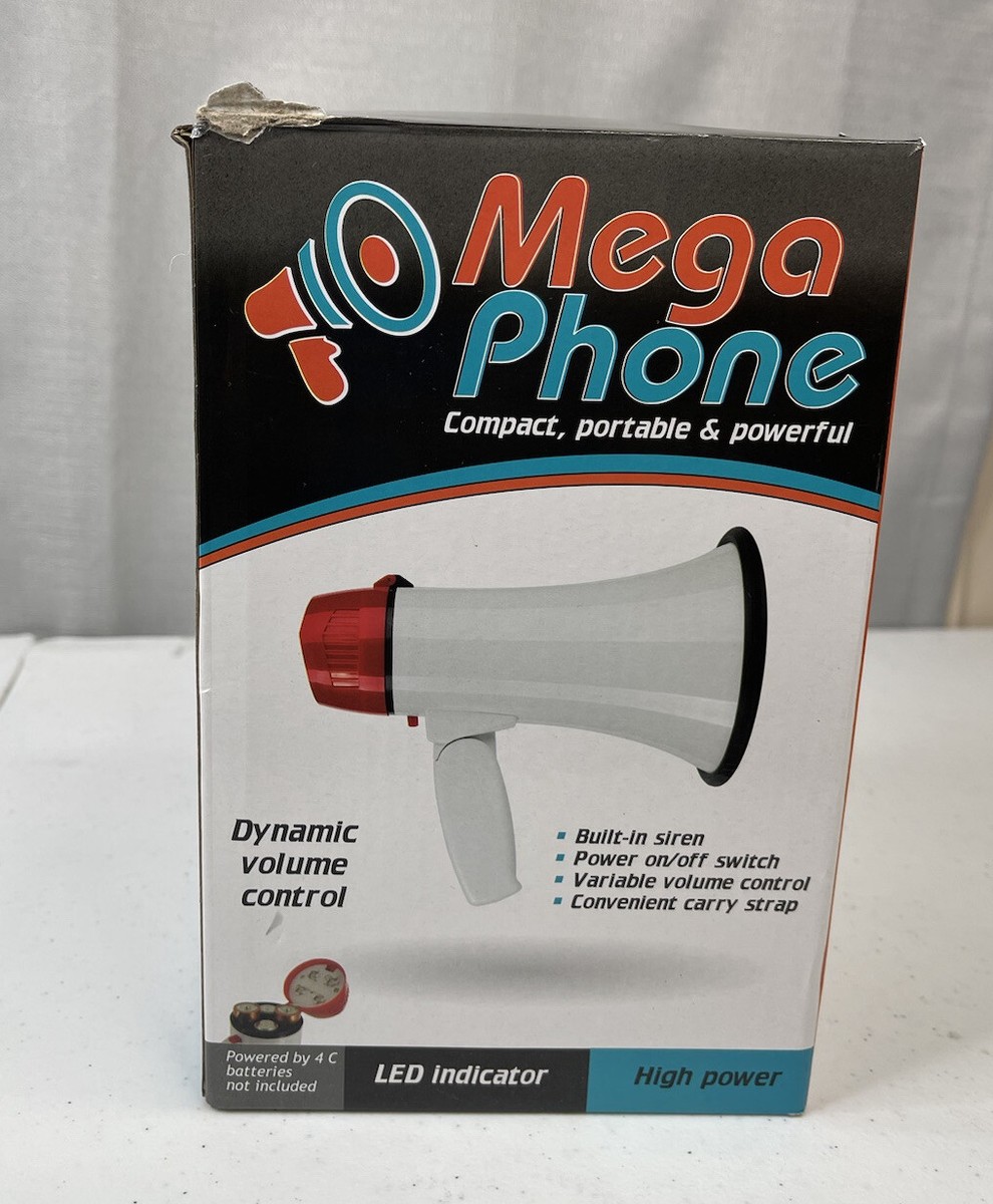 Altes Megaphon McGrey MP 500HS Megafoon, Max. 80 Watt, 1000m