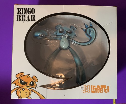 2006 Joe Ledbetter POLAR RINGO BEAR Ice Blue 10" Vinyl Figure Toy ...