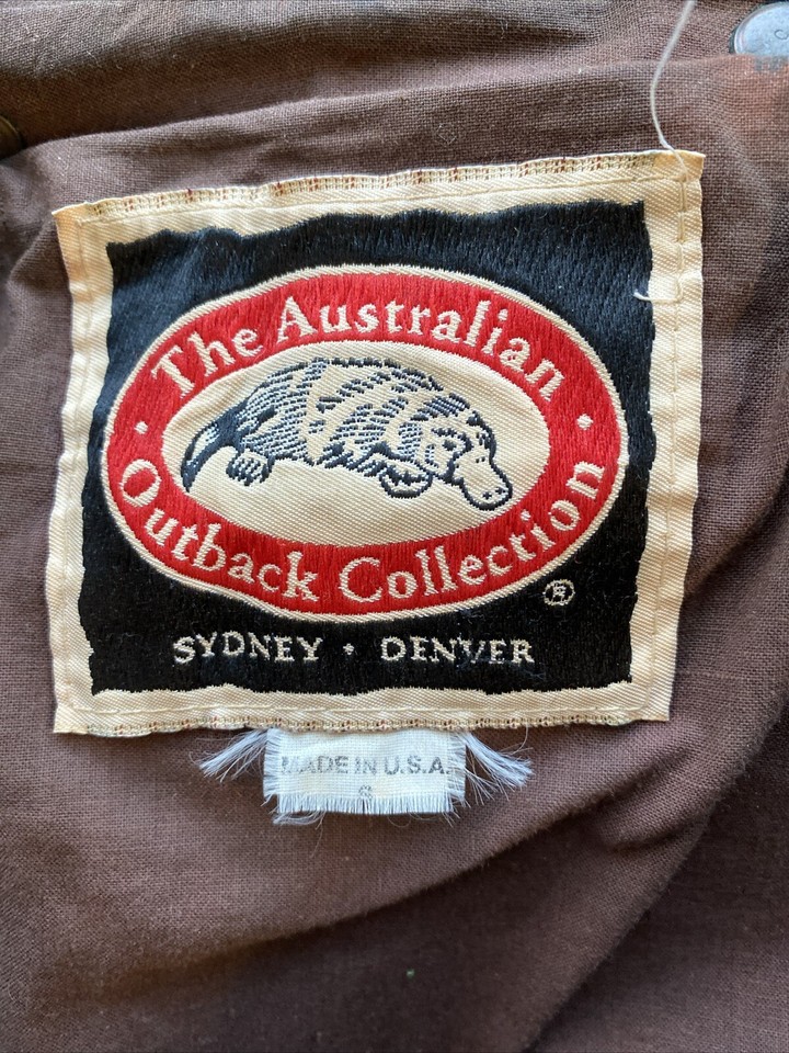 The Australian Outback Collection Oilskin Original Drover Coat Duster ...