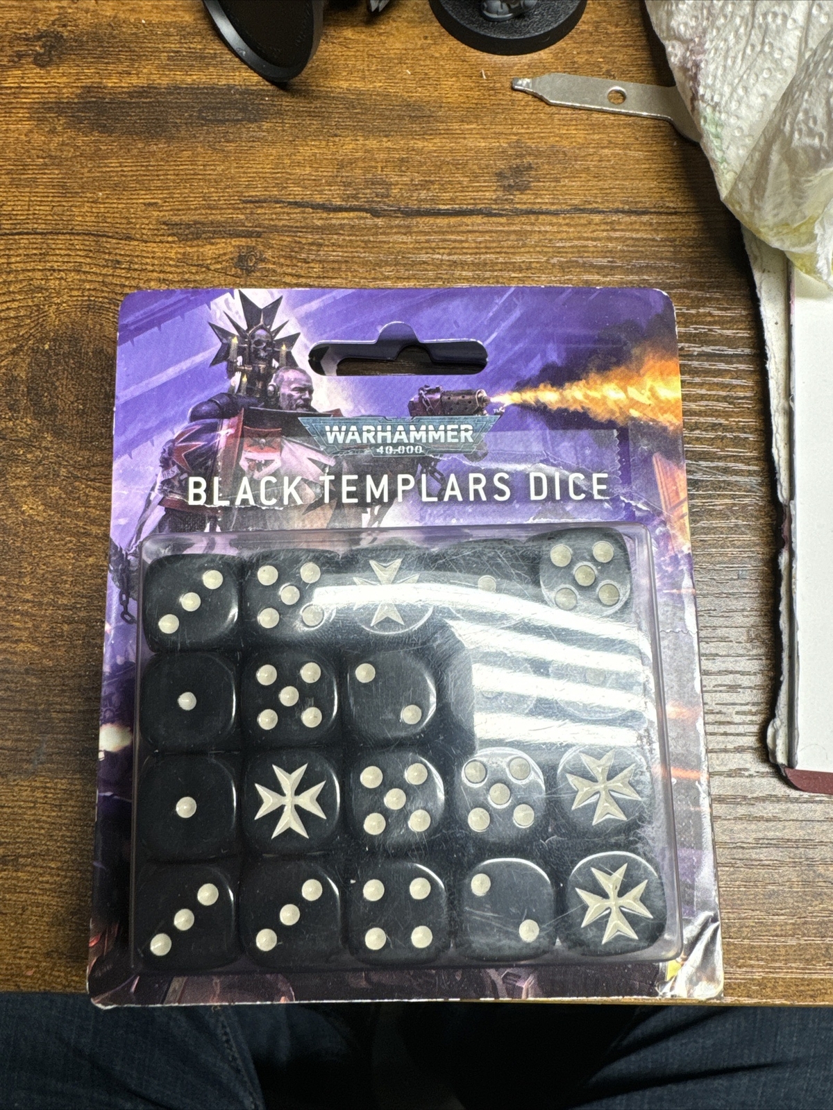 Games+Workshop+Warhammer+40K+Black+Templars+Space+Marines+Dice+Set+20 ...