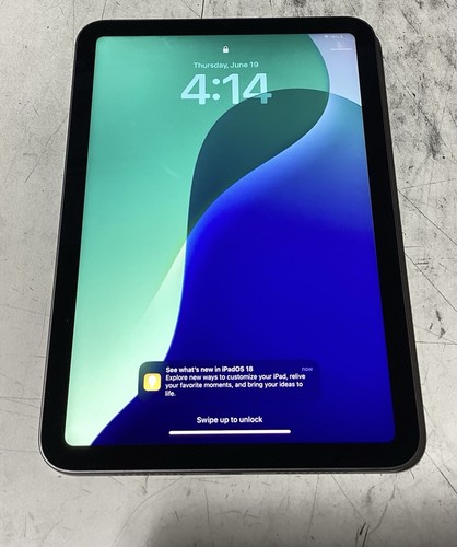 Apple iPad mini 6th Generation A2567 (64GB, Wi-Fi Only, Space Gray) | eBay