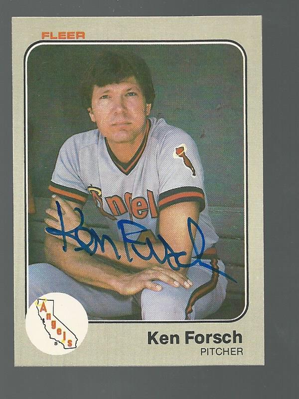 Ken Forsch Signed Auto 1983 Fleer #89 Baseball Card Autograph | eBay