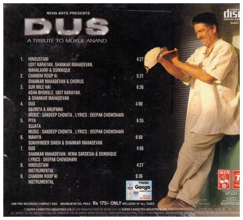 dus - salman Khan , sanjay dutt - a tribute to Mukul Anand [CD ...