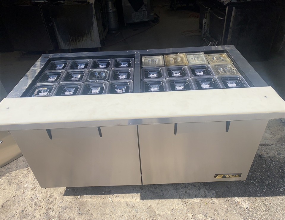 True Mega Top 60” Sandwich Prep Table, Excellent! | eBay