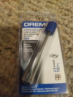 Dremel 569 1/6” Carbide Grout Removal Bit | eBay
