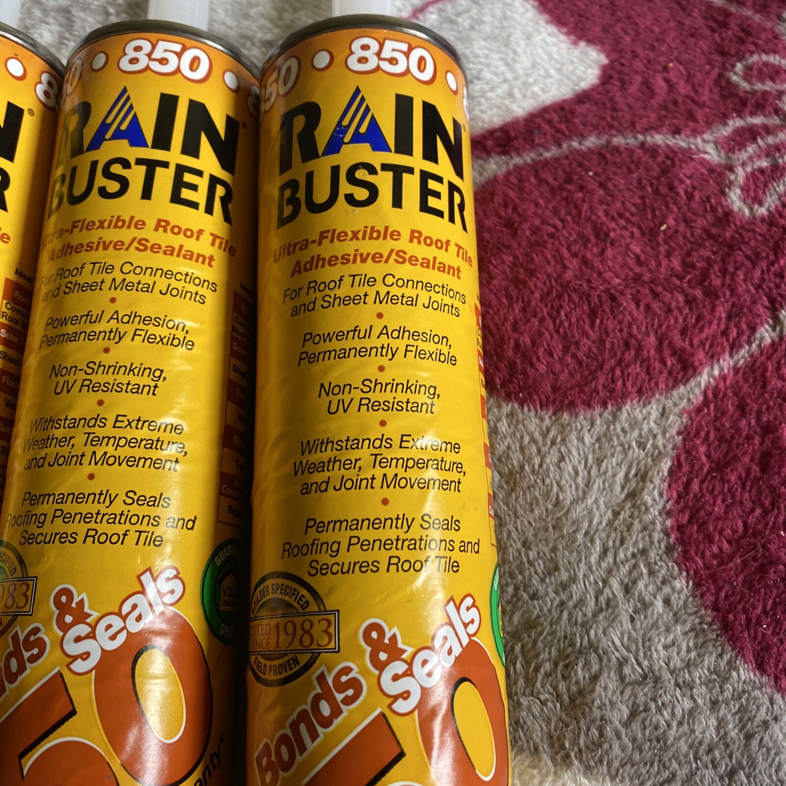 4 Caulking Rain Buster 850 Water Proofing Sealant Prevents Leaks 300ml e Brown. | eBay