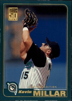 2001 Topps Limited Florida Marlins Baseball Card #267 Kevin Millar ...