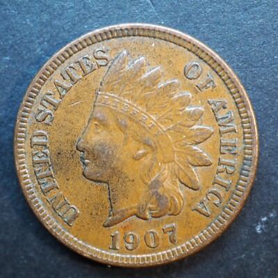 1907 INDIAN HEAD CENT ***NICE COIN!*** FREE SHIPPING! M2914 | eBay