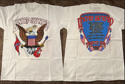 Lynyrd Skynyrd Rock N Roll Tribute Tour 1987 T-Shirt, Lynyrd Skynyrd ...