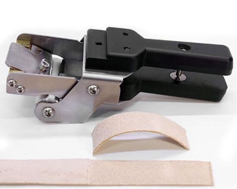 Black Handheld Skiver Cutting Splitter Cut Leather Tools DIY Skiving ...