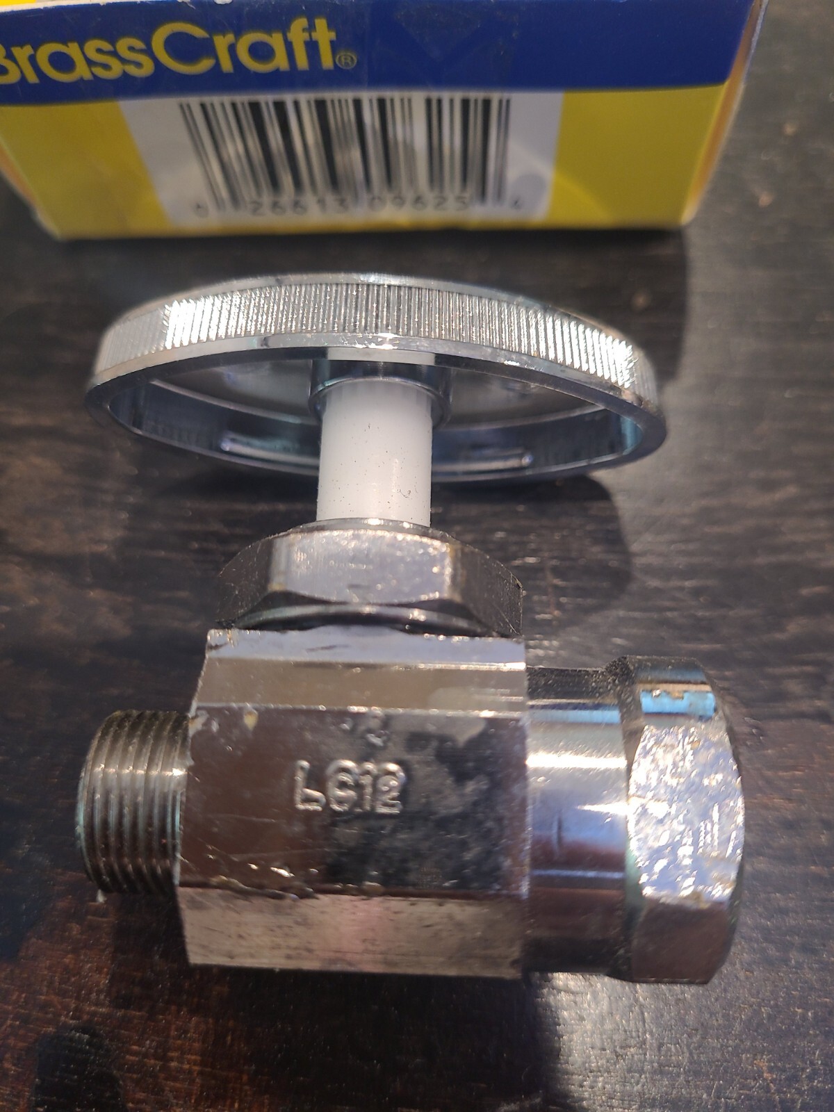 BrassCraft OR12 C1 1/2" FIP Inlet X 3/8" O.D. Tube Outlet Straight Stop ...