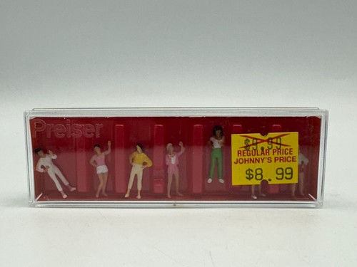 Preiser HO Scale #10258 Set of 6 Girls Meeting Figures, 1:87, NIB, Lot ...