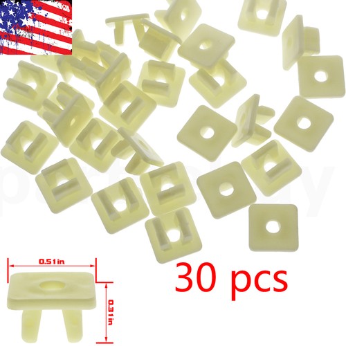 30X Nylon Nut #10 Screw Grommet Clip #9018906010 For Honda Toyota Mazda ...