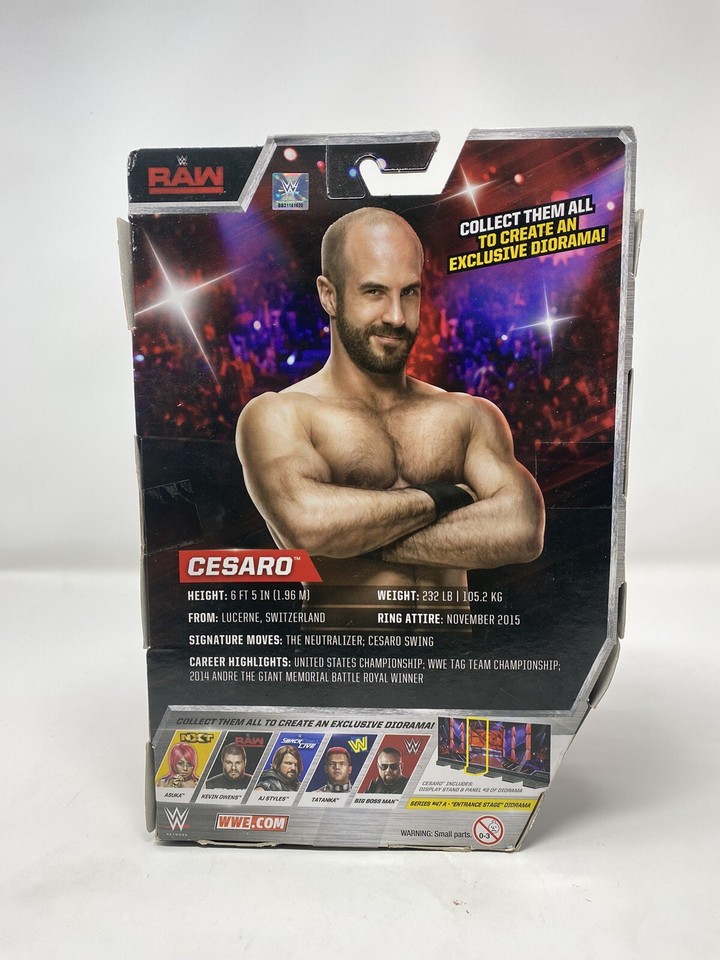 WWE Elite Series #47-A CESARO wrestling action figure Mattel NEW! WWE ...