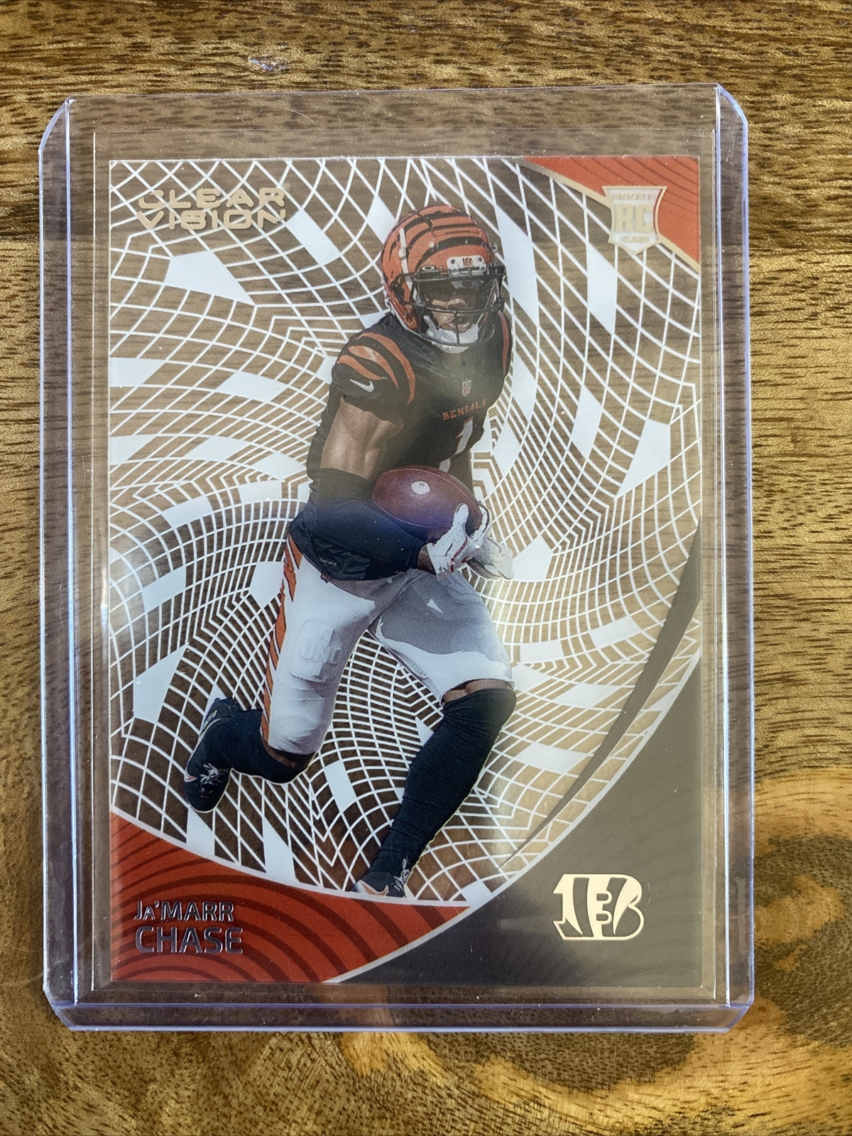 2021 Chronicles Ja'Marr Chase Clear Vision Rookie Card RC #CVR-5 Jamarr ...