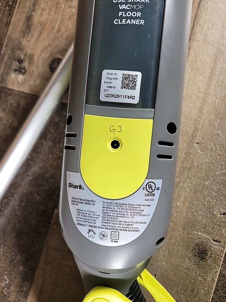 Shark VM200 VACMOP Cordless Hard Floor Vacuum Mop with VACMOP Pads | No ...