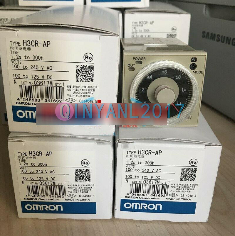1PCS New Omron Time relay H3CR-AP 100-240V 1.2s-300h | eBay