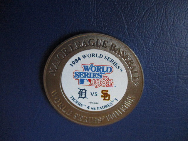 Detroit Tigers 1984 World Series Champions v Padres Highland Mint ...
