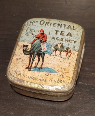 Rare Sample Tea Tin The Oriental Tea Agency, Mincing Lane London ...