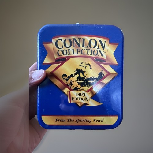 New 1993 MEGACARDS BASEBALL CONLON COLLECTION *FACTORY SEALED* TIN (330 ...
