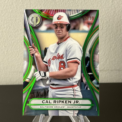 Cal Ripken Jr. 2025 Topps Tribute Green Parallel /99 #35 Baltimore ...
