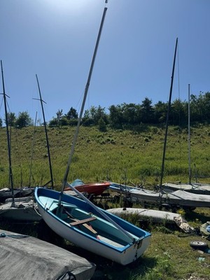 OTTER SAILING DINGHY (fibreglass very stable great family boat) | eBay UK