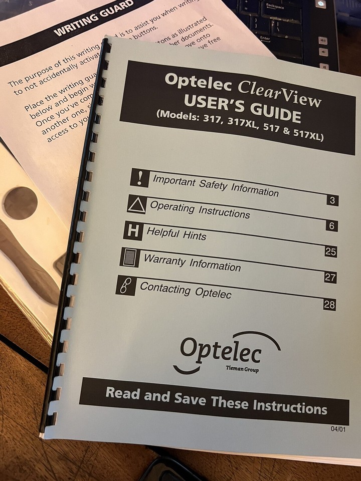Optelec ClearView 500 Low Vision Magnifier & Monitor - AS-IS | eBay