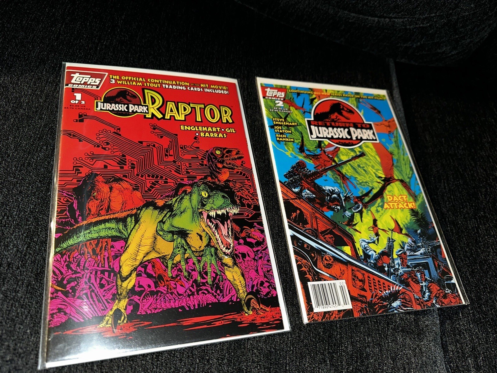 Topps Comics Jurassic Park #1 Movie Adaptation Collector’s Edition LOT ...