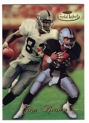 1998 TOPPS GOLD LABEL TIM BROWN CARD #35 **NM-MT** OAKLAND RAIDERS | eBay