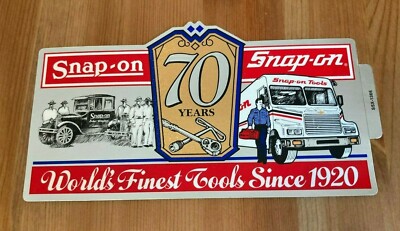 Snap-On Tool Box Reflective Silver Vintage 70 Years Sticker Decal 6 ...