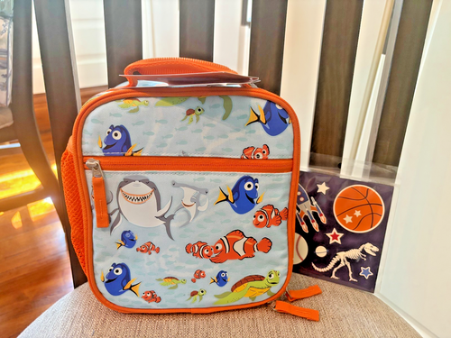 School Pottery Barn Disney NEMO LUNCH BOX bag pre k florida shark fish ...