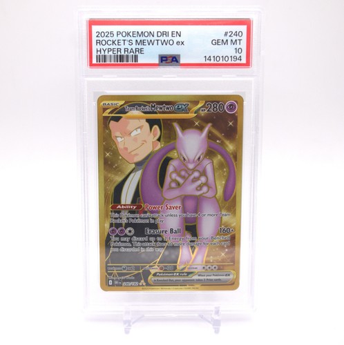 PSA 10! Pokemon | Team Rocket's Mewtwo ex #240 - HYPER RARE! - Destined ...