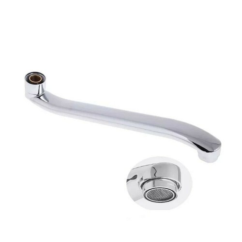 Canna di ricambio cromata per miscelatore rubinetto a muro cucina vasca ...