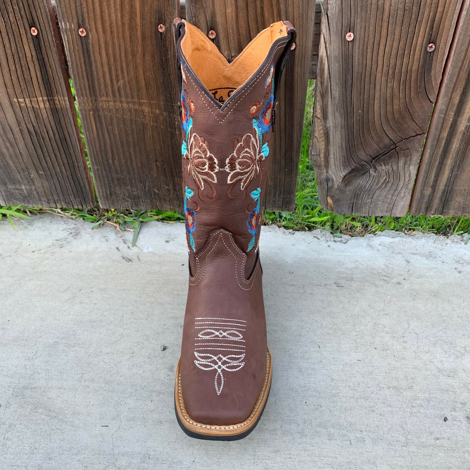 Bota Vaquera de Mujer Womens Western Rodeo Square Toe Cowgirl Boots ...