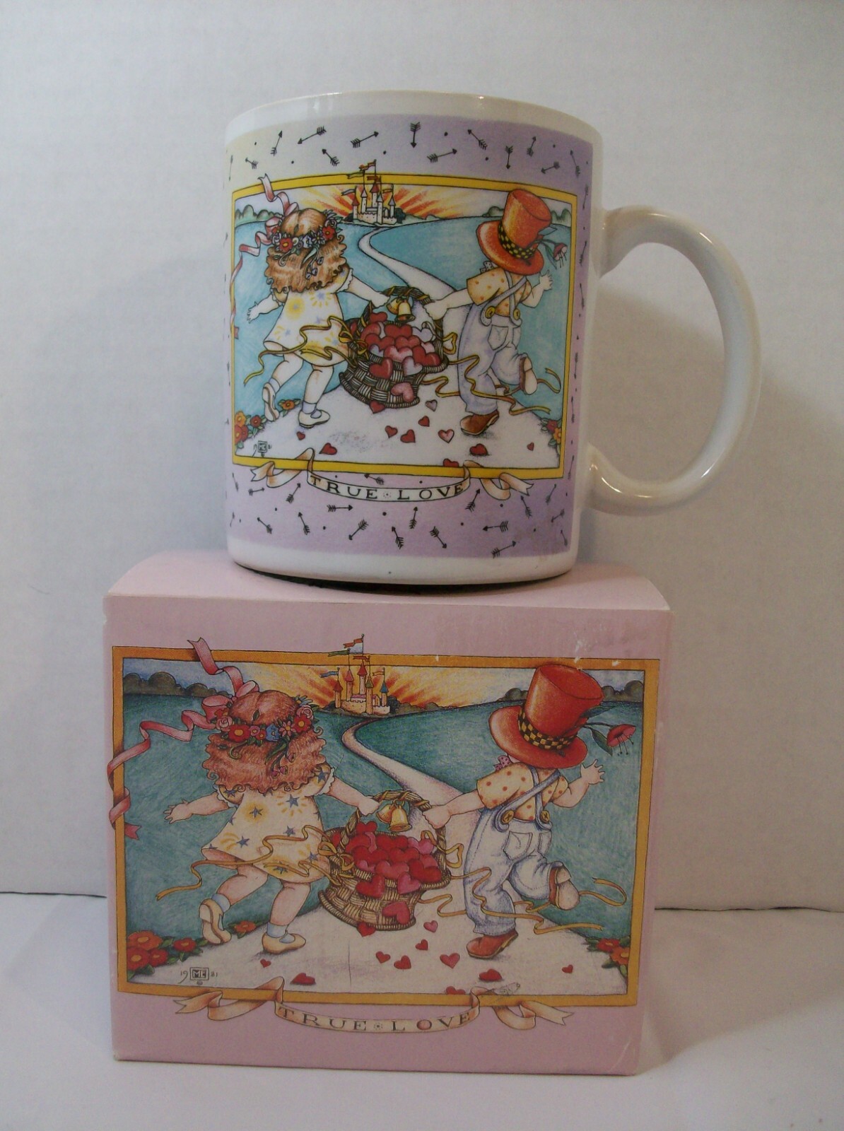 Mary Engelbreit Dakin Terragraphics Mug True Love Valentine Ceramic in ...