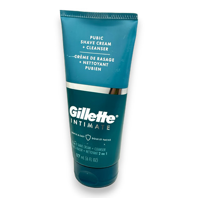 Gillette Intimate Pubic Shave Cream + Cleanser 177ml/6fl.oz. New | eBay