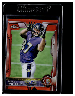 2015 Topps Chrome #165 Maxx Williams Orange Refractor | eBay