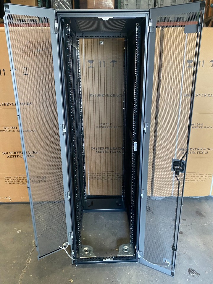 HP 42U 10642 G2 Server Rack Cabinet Enclosure 383573-001 AF038A W/200mm ...