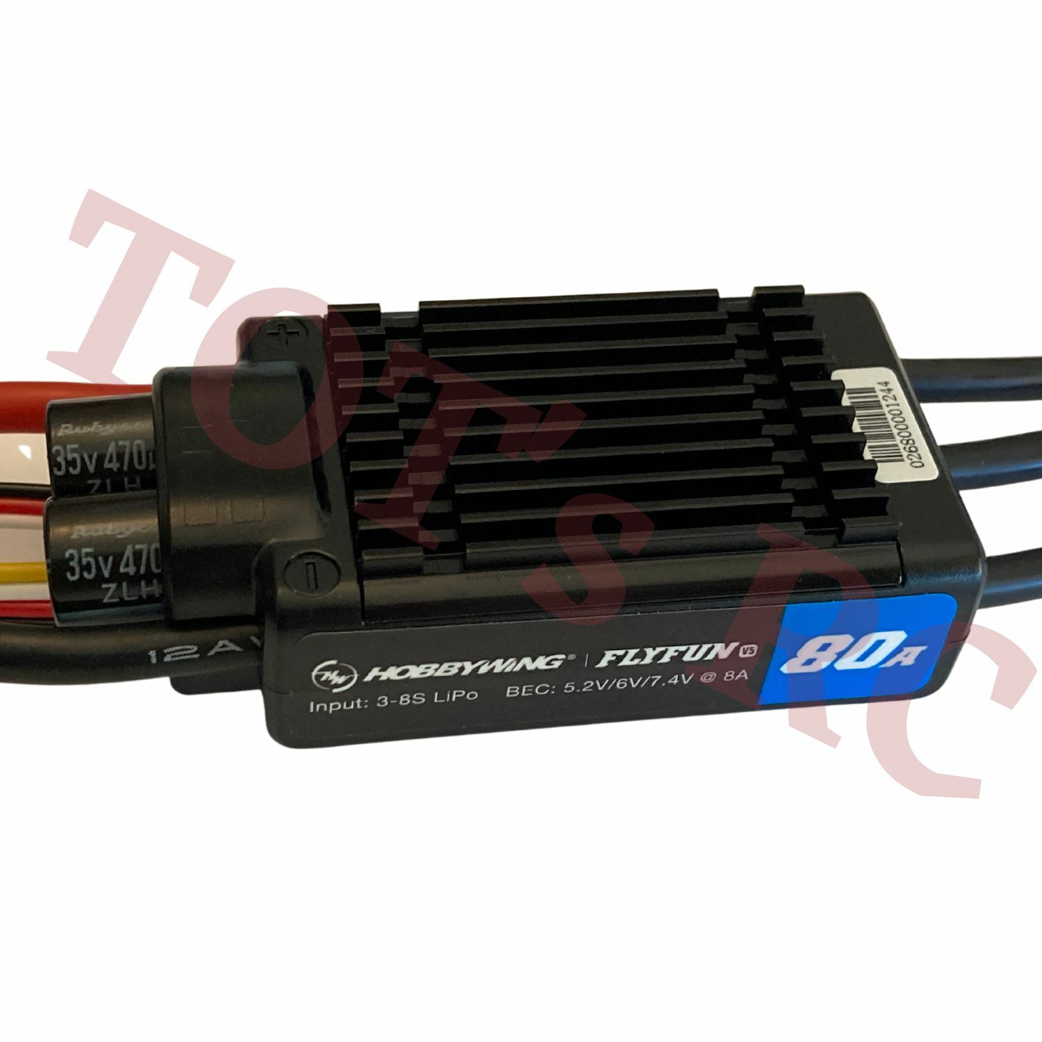 Hobbywing FlyFun 120A 80A ESC V5 8S Brushless Electronic Speed ...